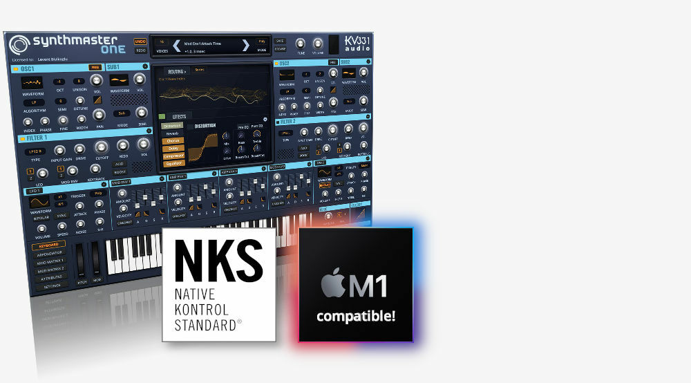 KV331 Audio SynthMaster One 音源Plugin (序號下載版)