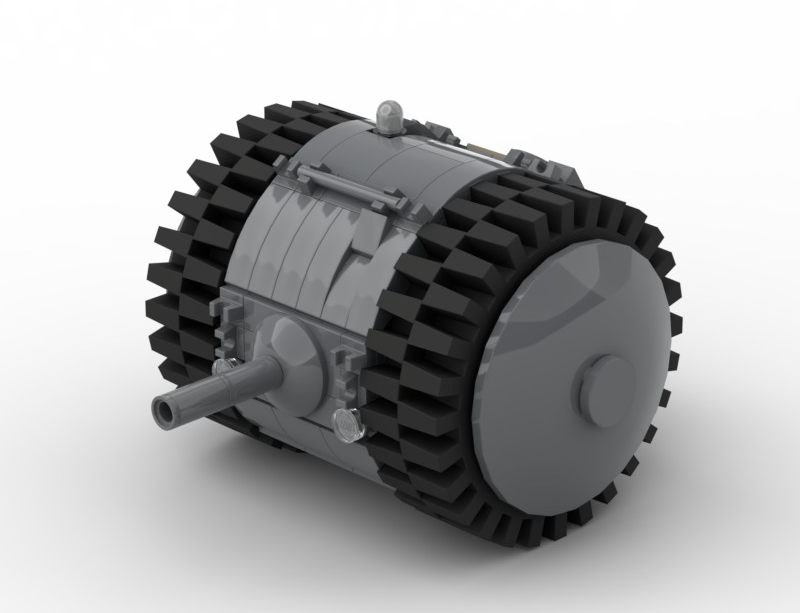 Instruction for Lego Soviet BT-4 Spherical Tank MOC