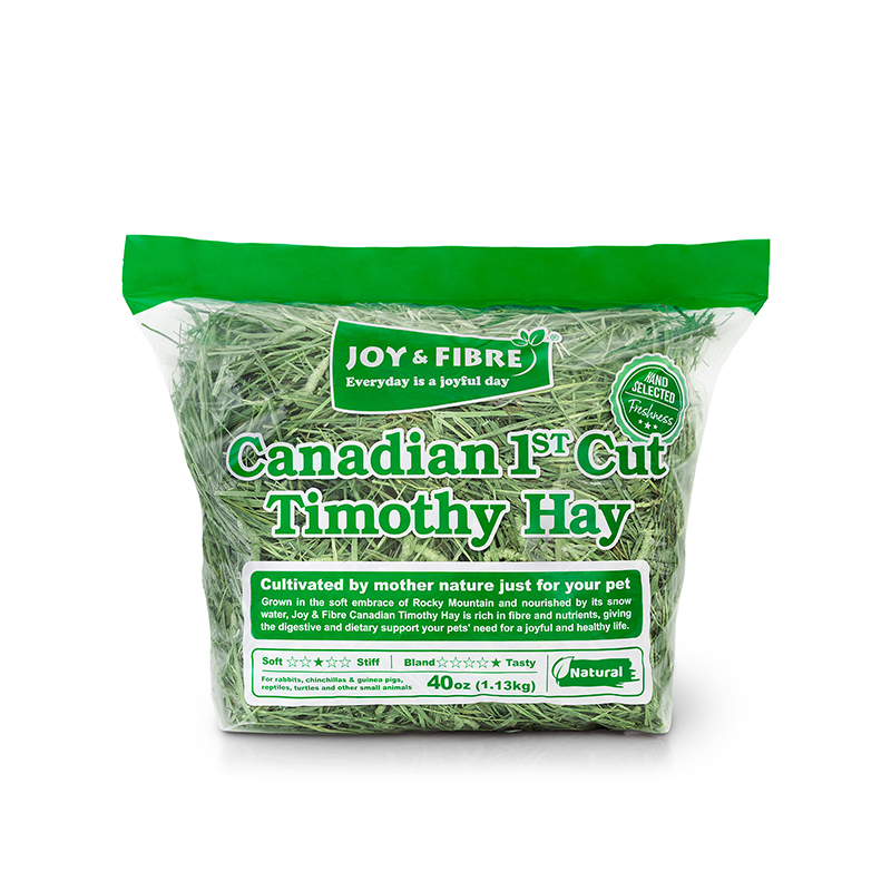 Joy & Fibre American Timothy Hay - 40oz (NO BOX, eco-fr