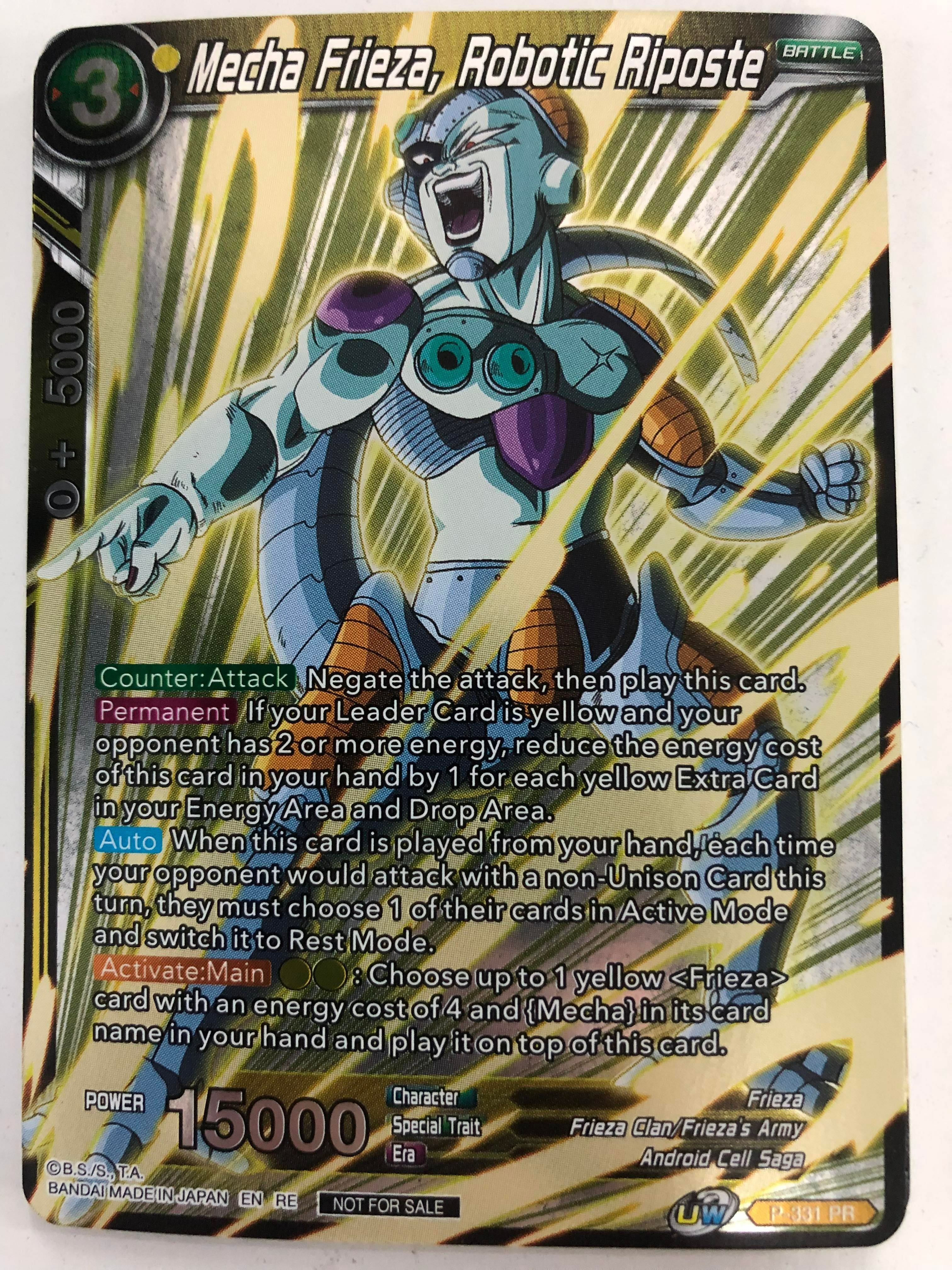 (Event Pack 09) P-331 Mecha Frieza, Robotic Riposte