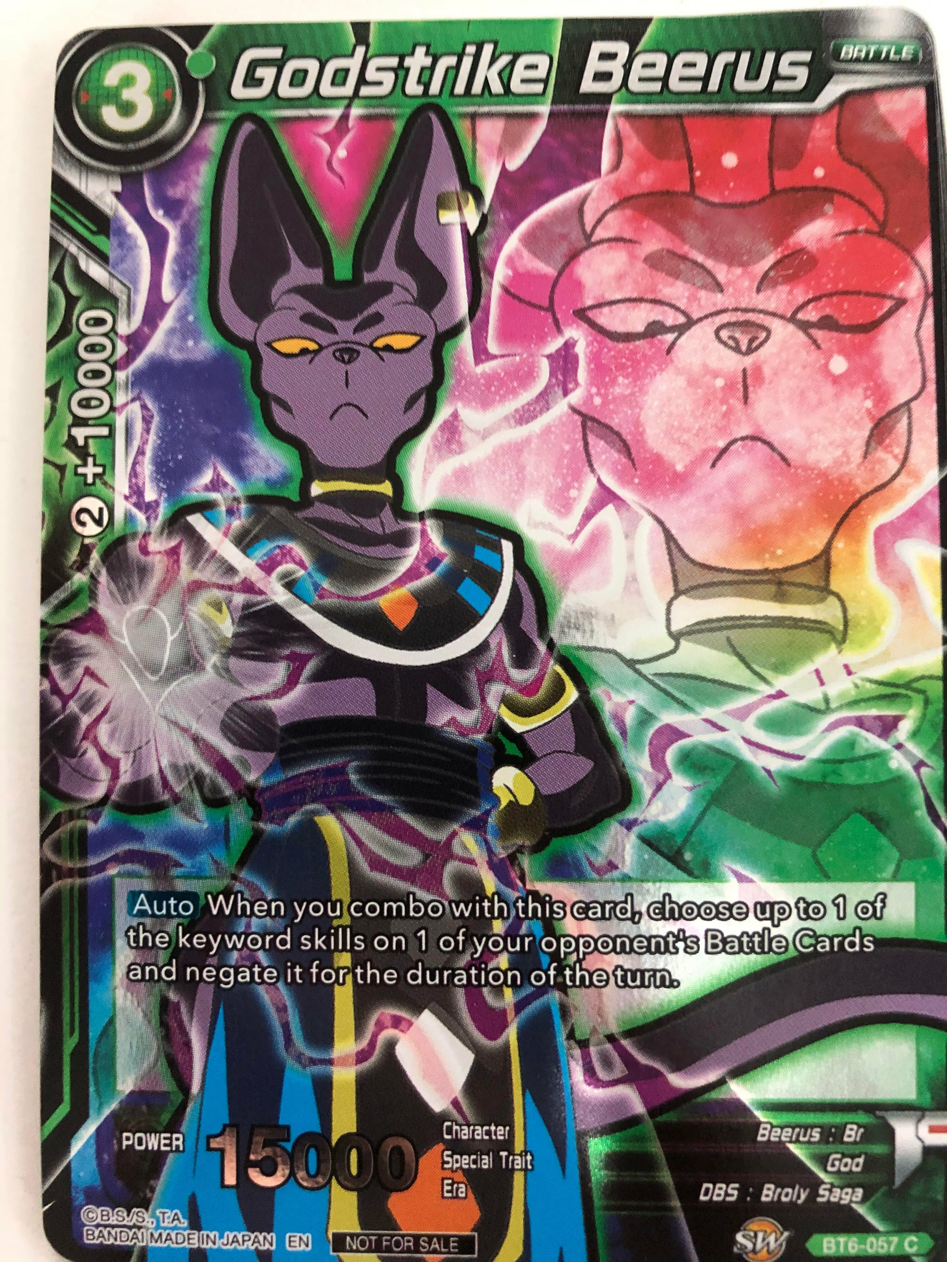 (Event Pack 05) BT6-057 Godstrike Beerus