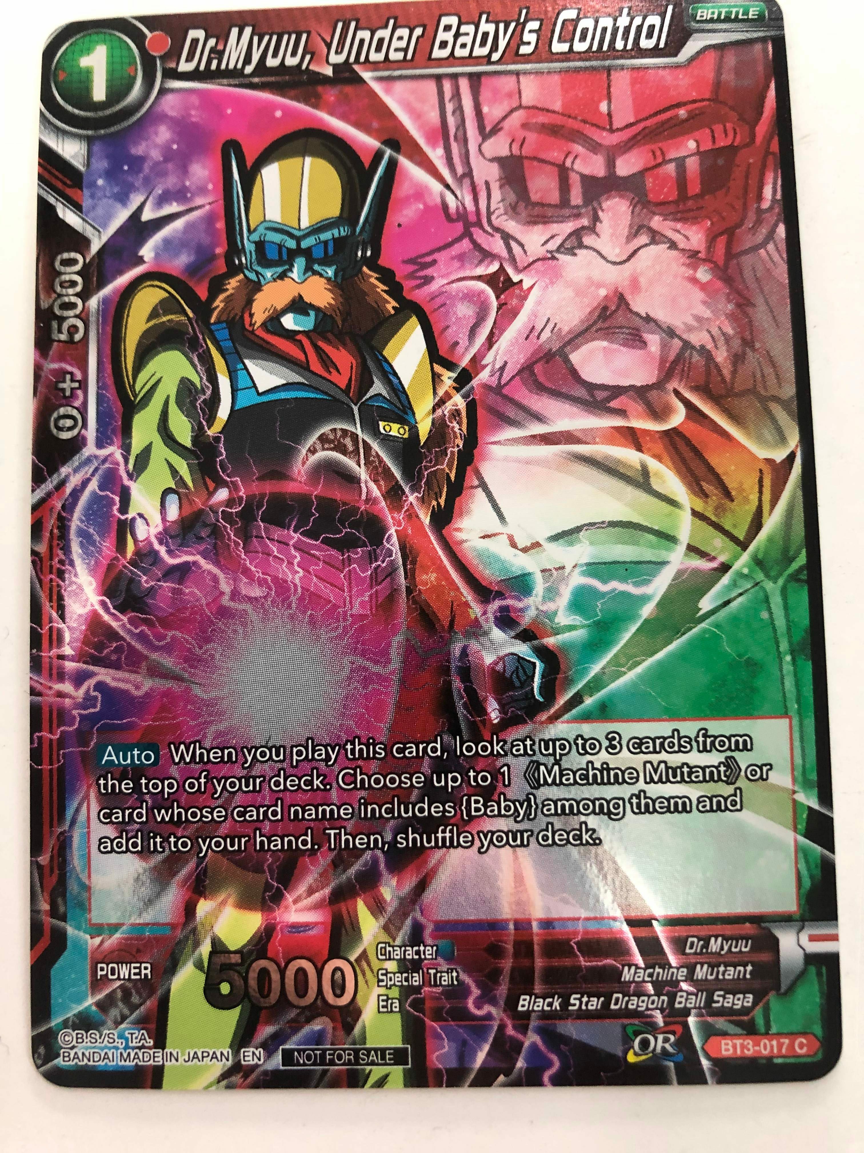 (Event Pack 05) BT3-017 Dr.Myuu, Under Baby's Control
