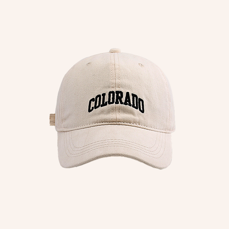 Colorado Baseball Cap Beige 時髦人必備棒球帽
