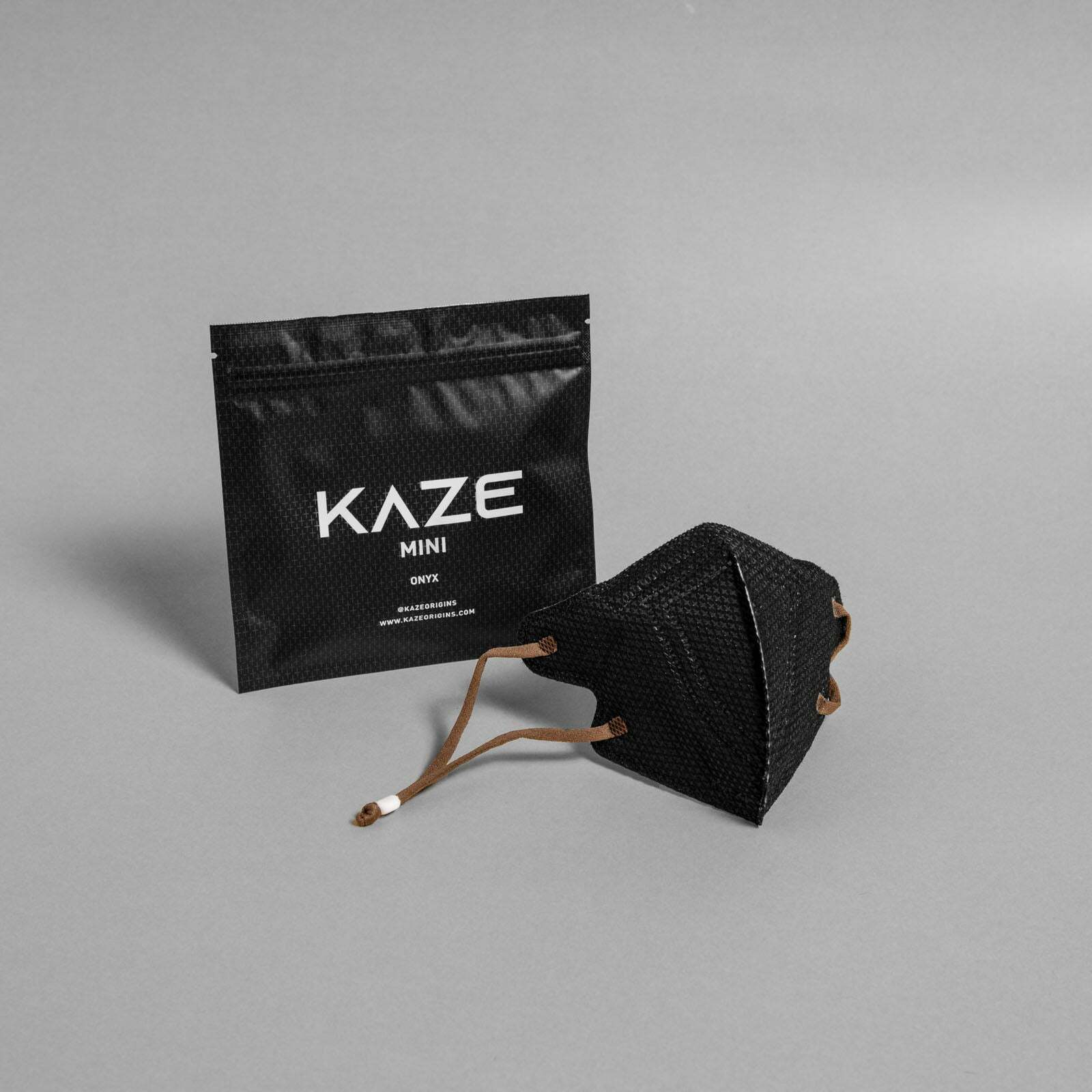 KAZE Mini Onyx 黑瑪瑙 3D立體口罩 (小臉) (一盒十片)