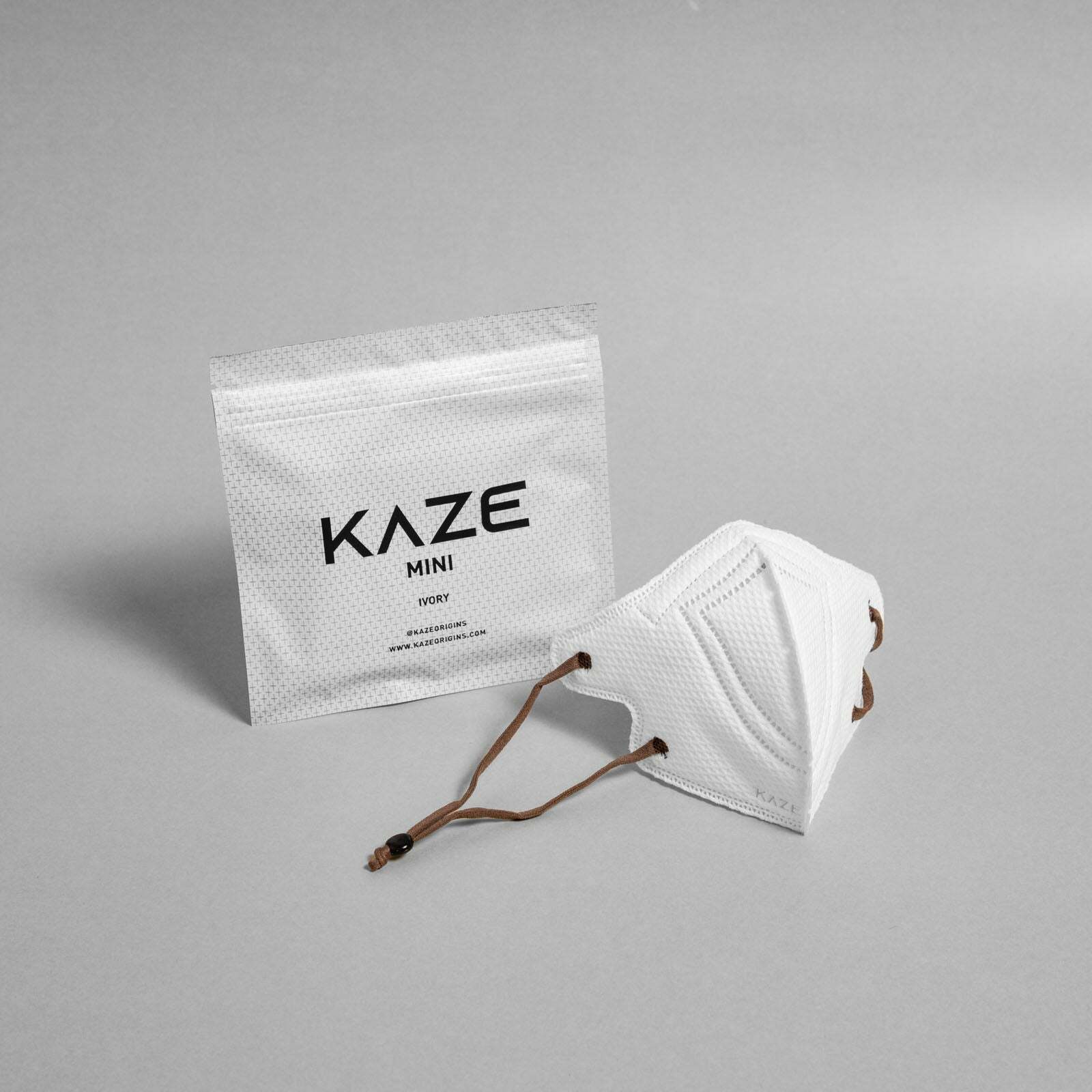 KAZE Mini Ivory 象牙 3D立體口罩 (小臉) (一盒十片)