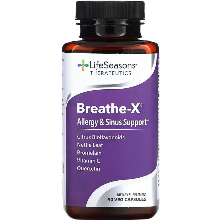 美國LifeSeasons, Breathe-X 舒緩敏感/通鼻複方 90粒素食膠囊