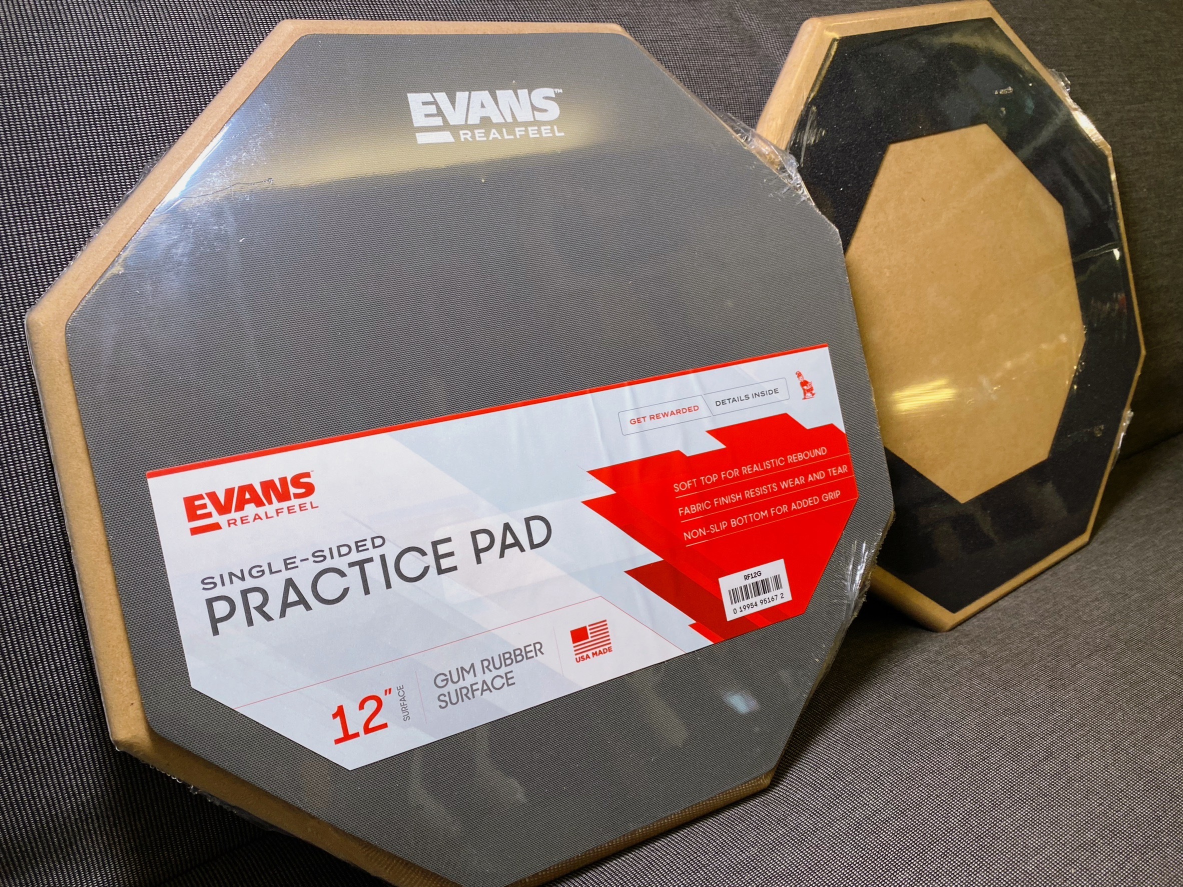 Evans EVPT-RF12G REALFEEL 打點板 12吋 單面