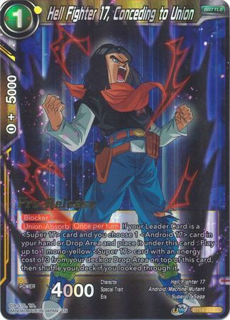 Hell Fighter 17, Conceding to Union - BT14-110 - Pre-Re