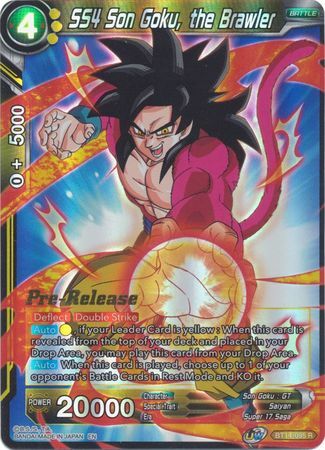 ( Pre-Release)BT14-095 SS4 Son Goku, the Brawler