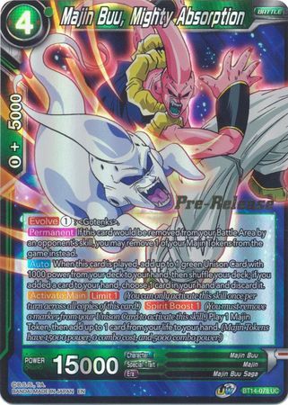 (Pre-Release)BT14-078 Majin Buu, Mighty Absorption