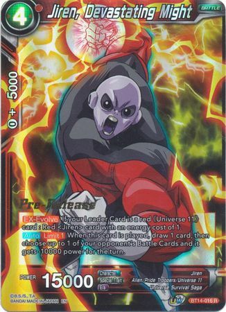 (Pre-Release)BT14-016 Jiren, Devastating Might