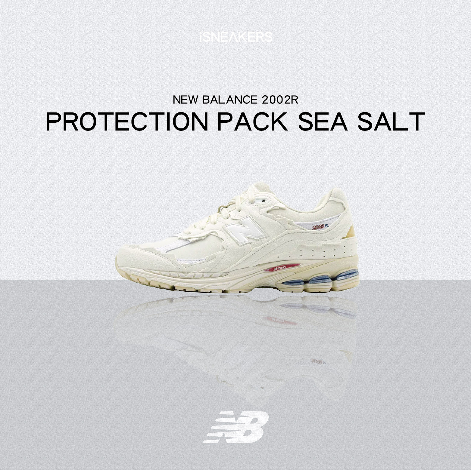 iSNEAKERS｜New Balance 2002R "Sea Salt" 海鹽白 M2002RDC