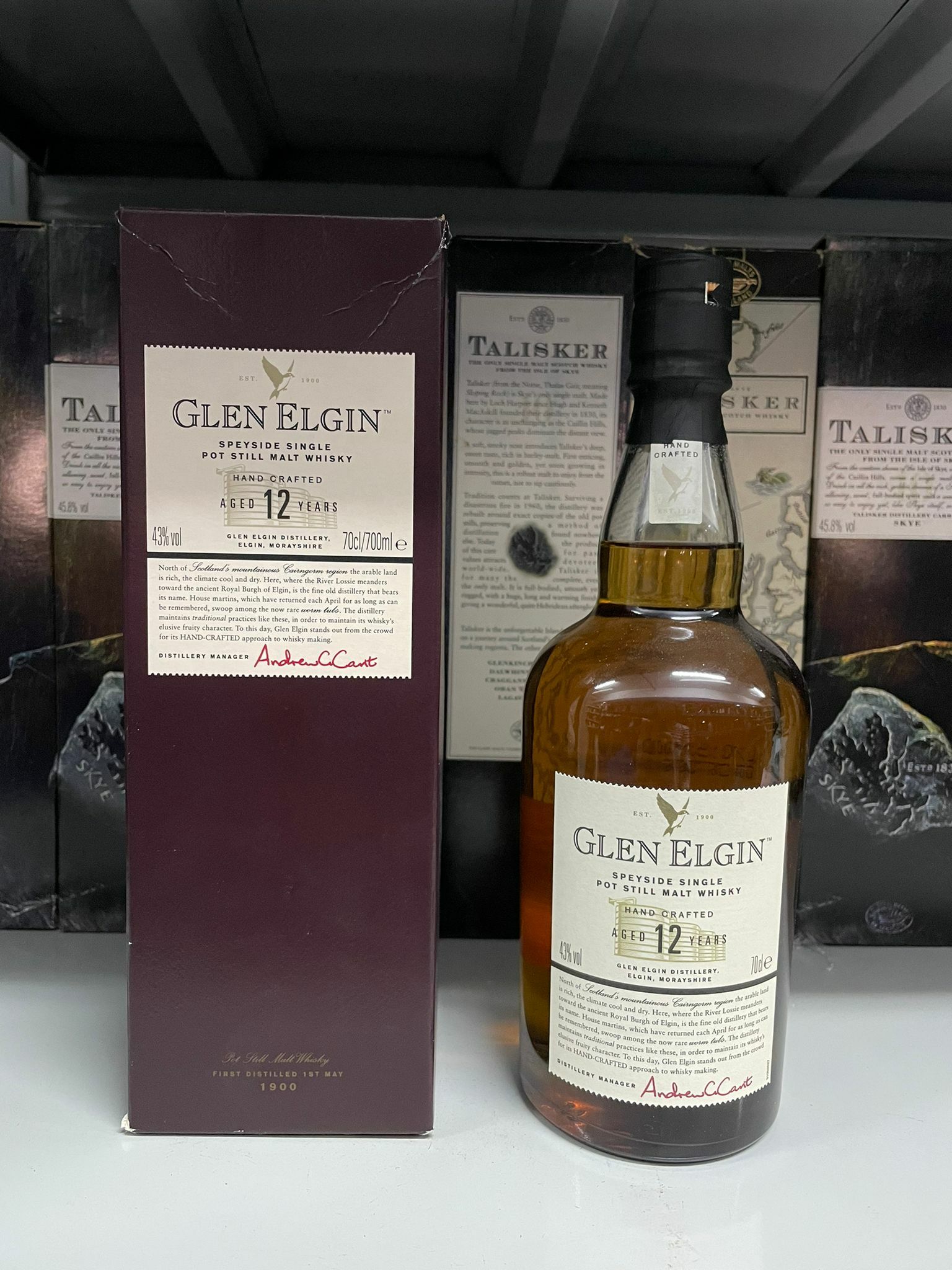 Glen Elgin 12 Years Speyside Single Malt Scotch Whisky