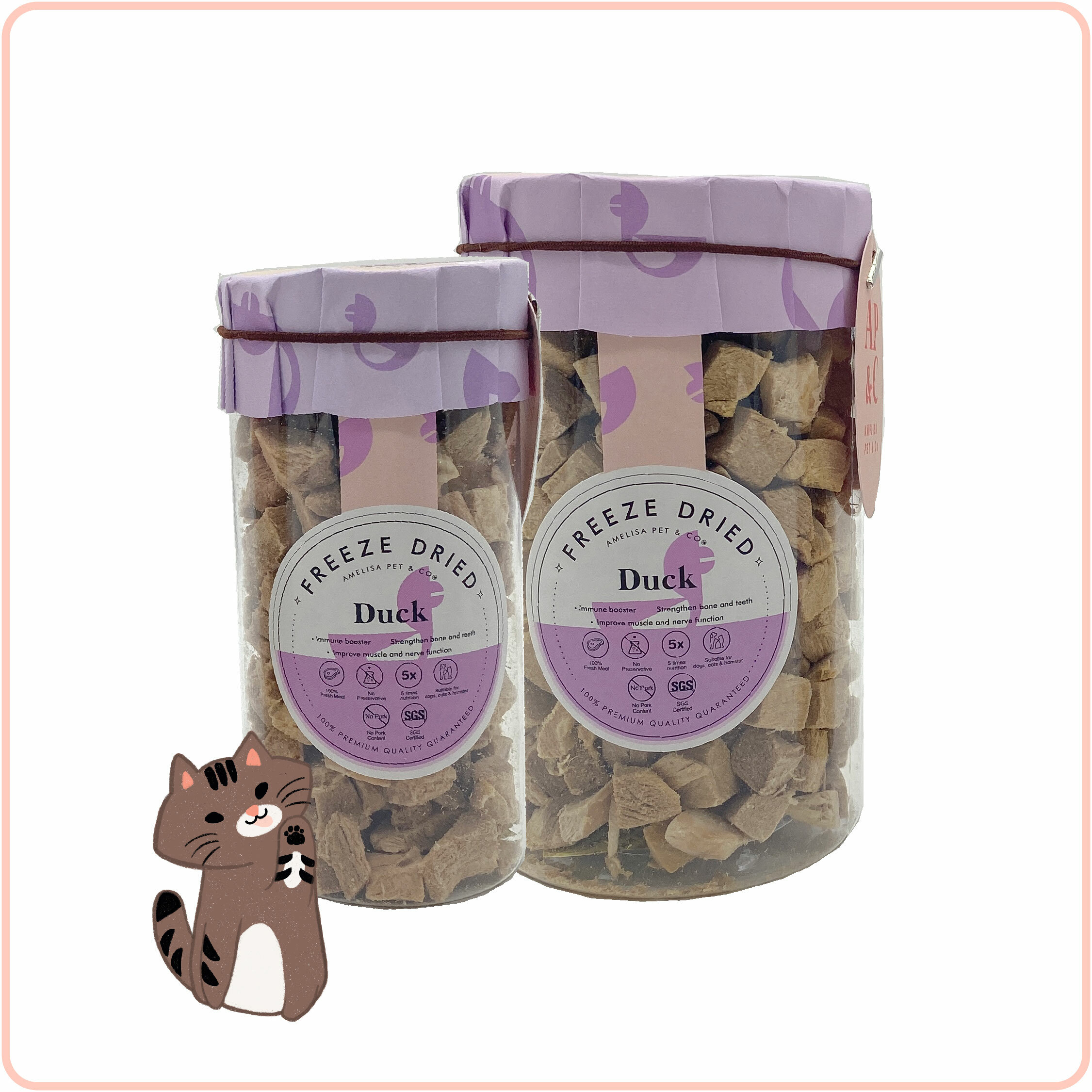 AP&C Rawly Bites Freeze Dried | Duck