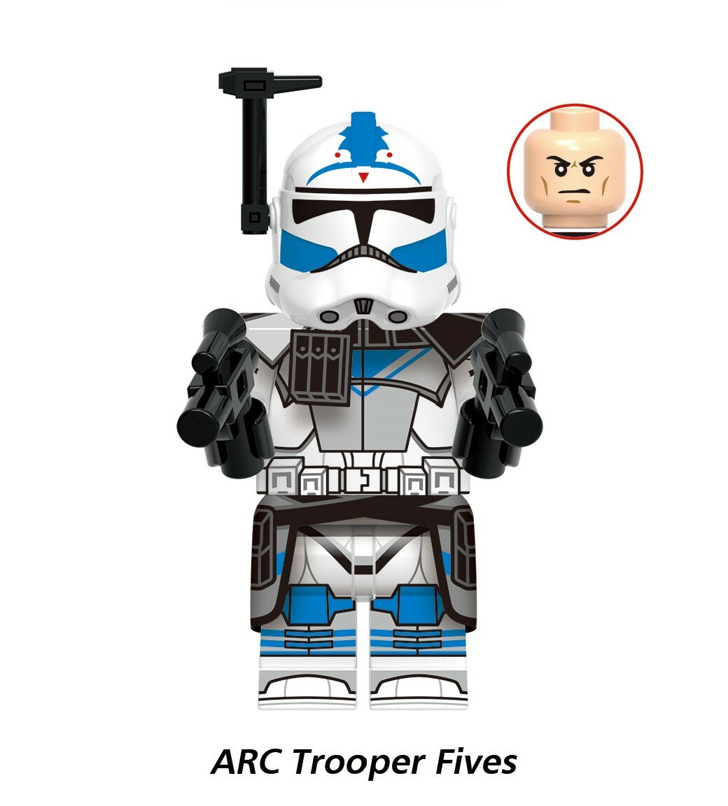 Star Wars ARC Trooper Fives Minifigures fit Lego