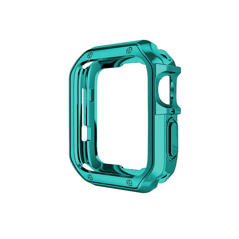 Apple Watch 工業風造型金屬配色半包軟殼 | APEEL