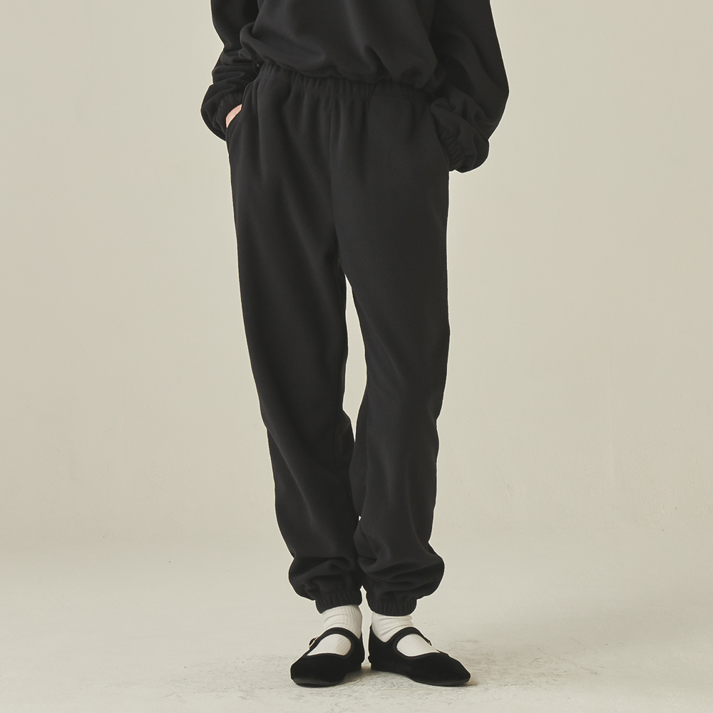 RONRON FLEECE JOGGER PANTS NAVY