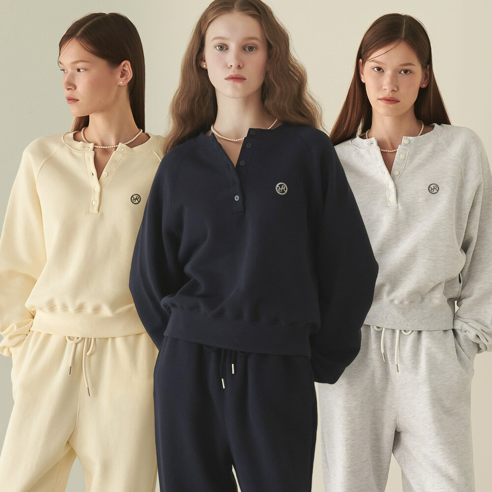 RONRON [SET] RR Henryneck Sweat Set-Up