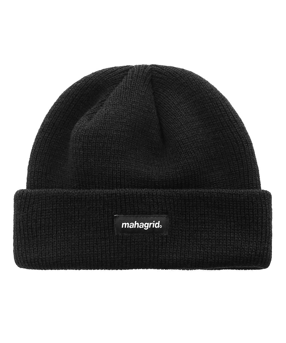 Mahagrid ORIGIN LOGO SHORT BEANIE [BLACK]