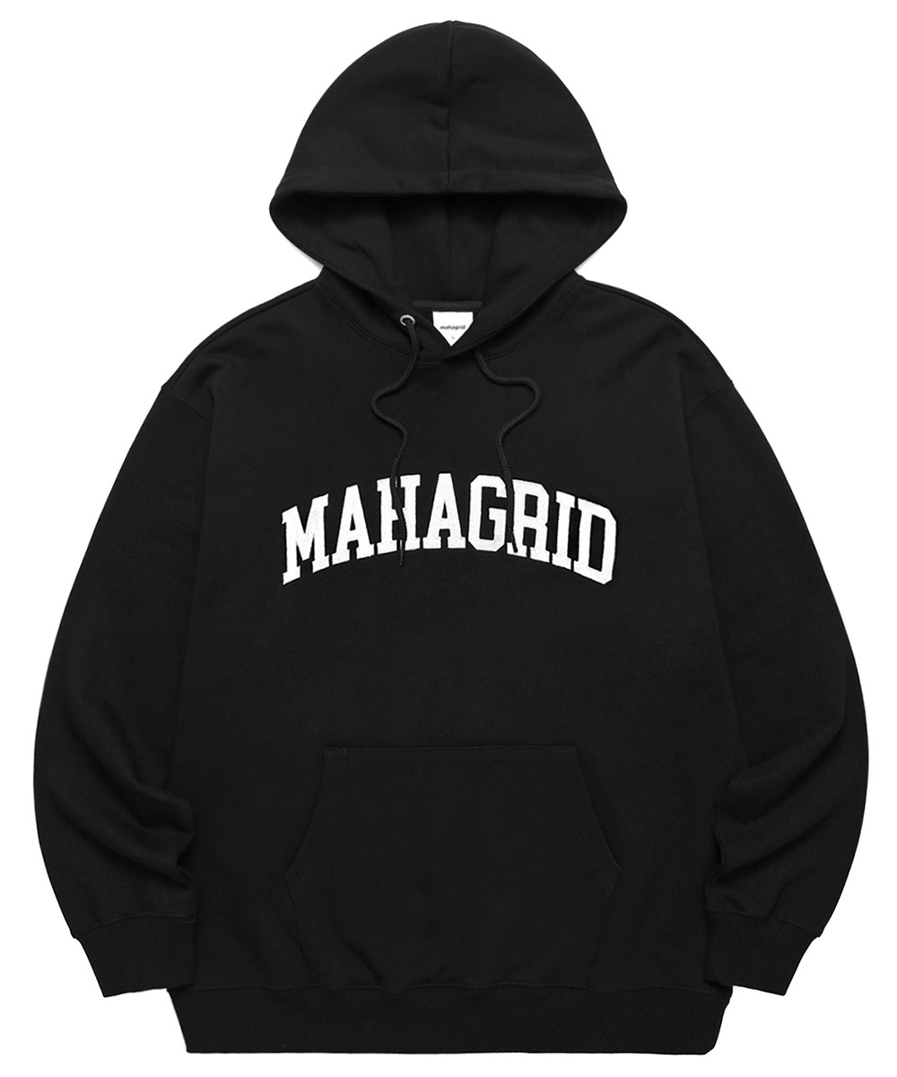 Mahagrid VARSITY LOGO HOODIE[BLACK]