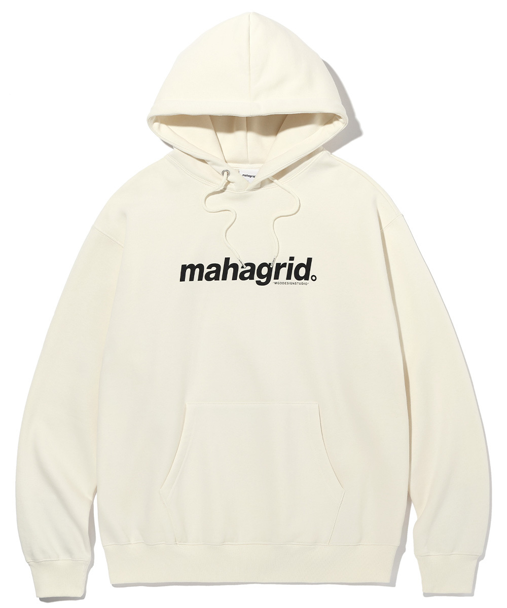Mahagrid BASIC LOGO HOODIE[CREAM]