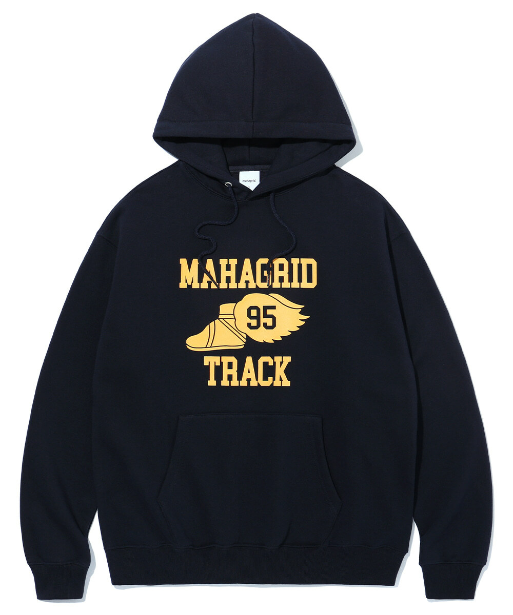 Mahagrid ATHLETIC LOGO HOODIE[NAVY]