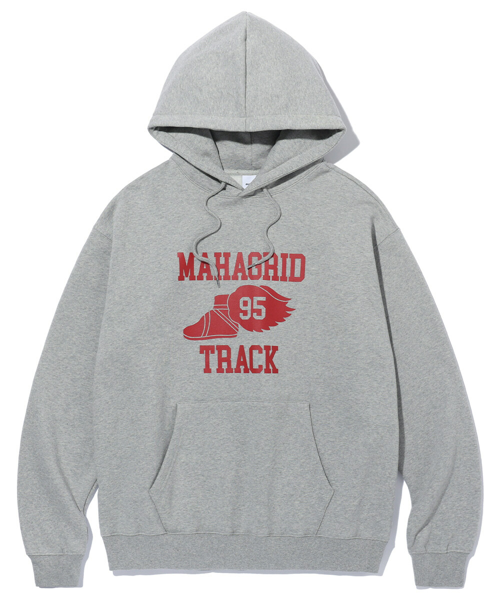 Mahagrid ATHLETIC LOGO HOODIE[GREY]