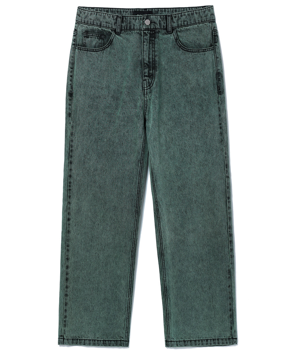 Mahagrid OVERDYED ACID DENIM PANT[BLUE]