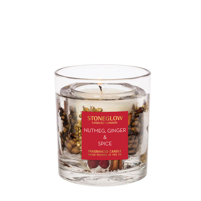 NUTMEG, GINGER & SPICE - NATURAL WAX SCENTED CANDLE - G