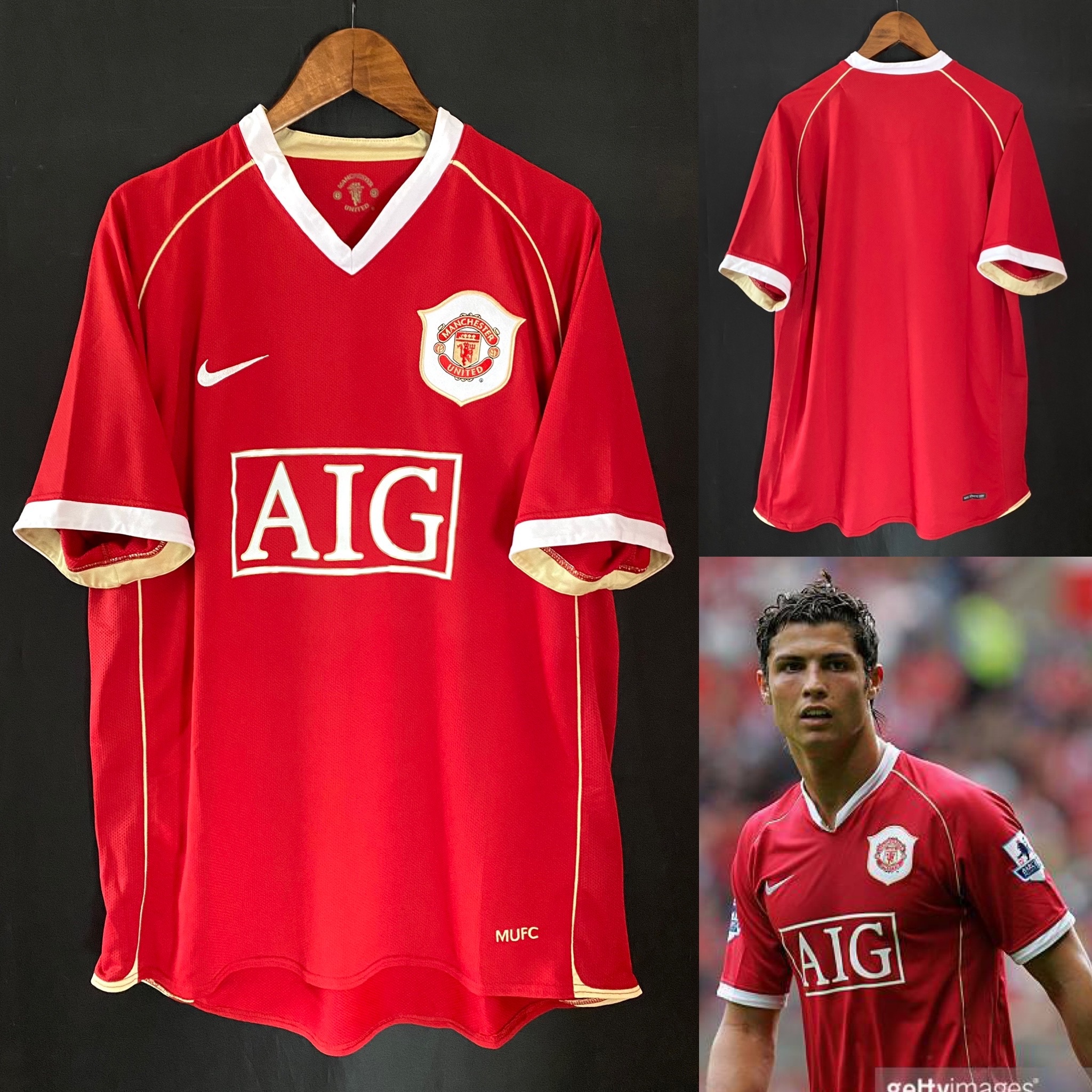 Manchester United 2006-2007 Nike Home shirt