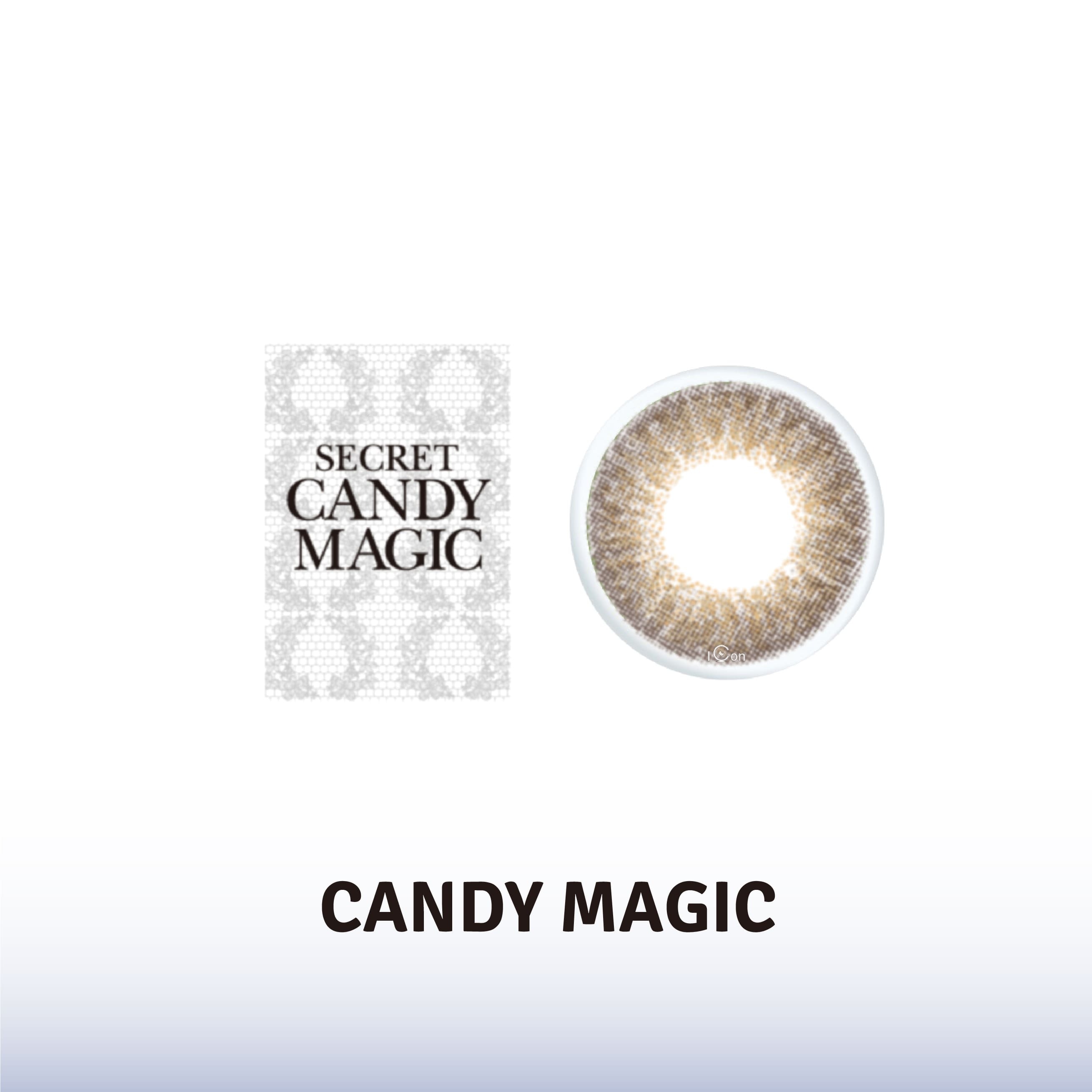 Secret candy magic魔幻糖果彩色月拋亮米褐(1片)