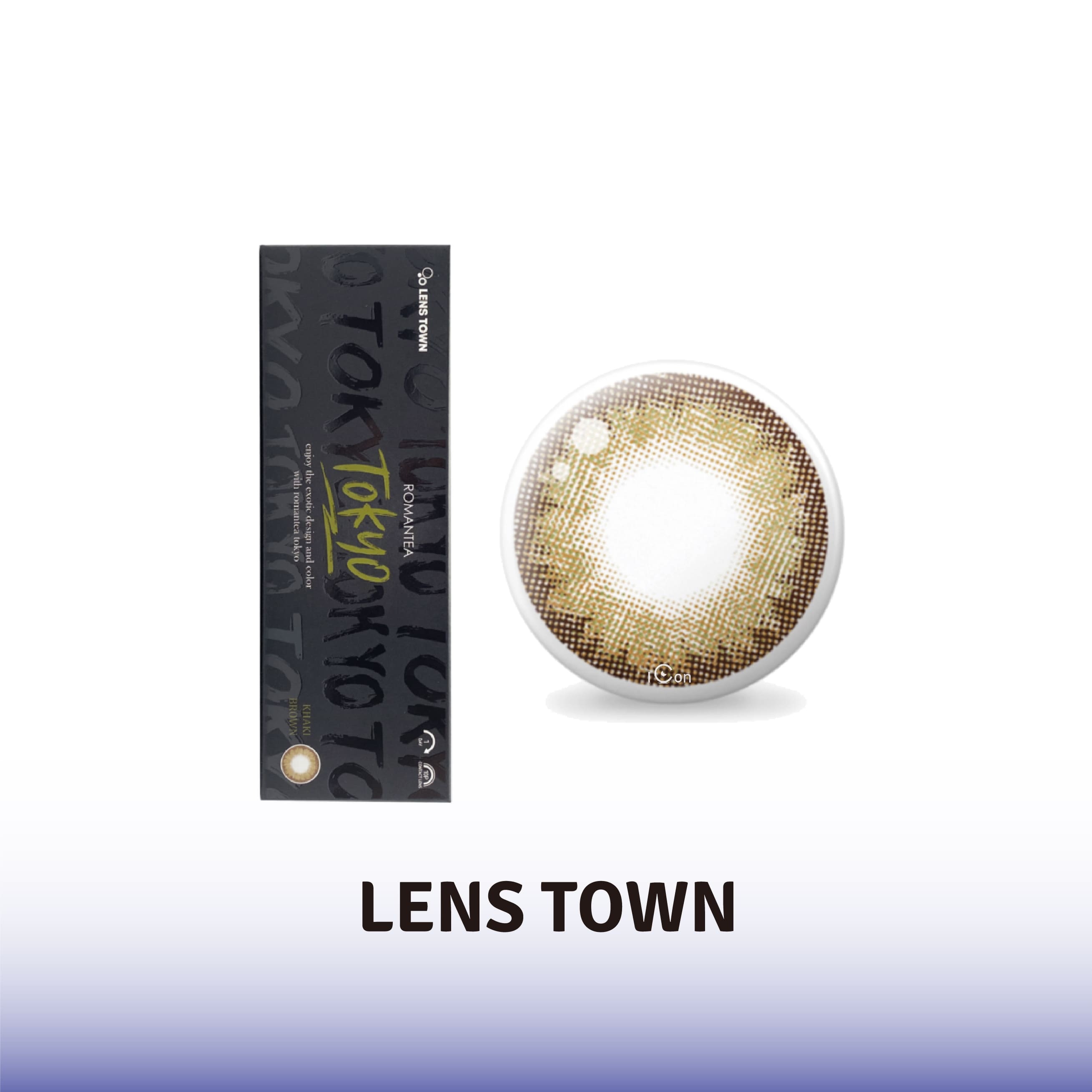 lenstown梨芝瞳彩色日拋浪漫東京卡其 (10片）