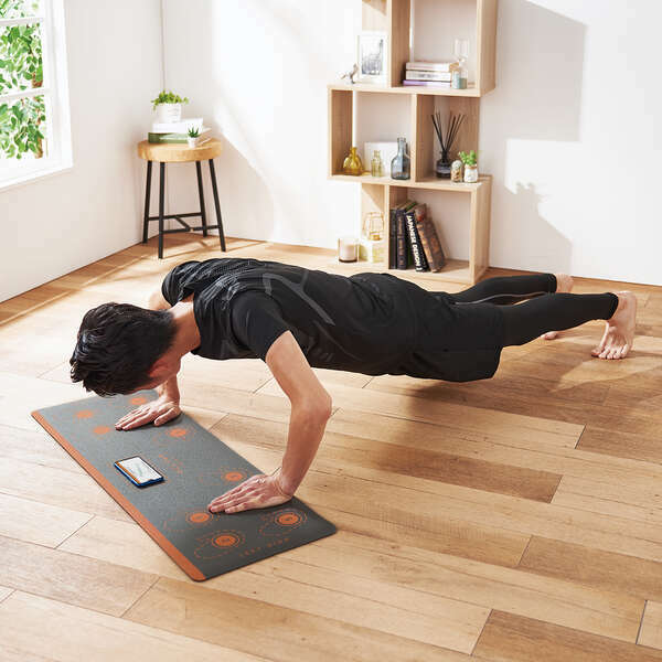 ELECOM - 【HCF-UT100GY】ECLEAR SPORTS Push up Training Ma