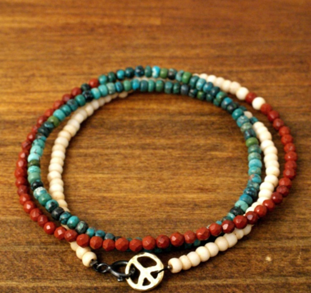 Peace Beads Bracelet