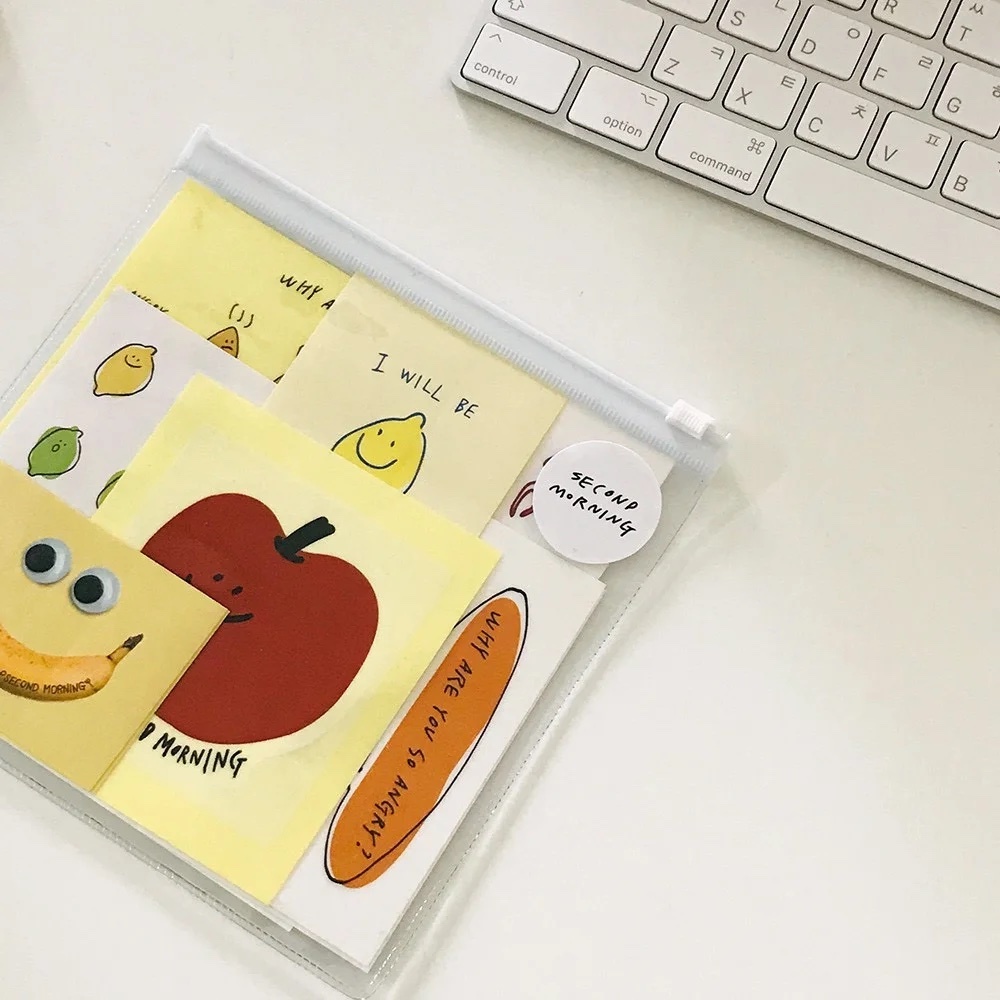 SECOND MORNING Lemon Family Sticker Pack 檸檬家族 貼紙套裝