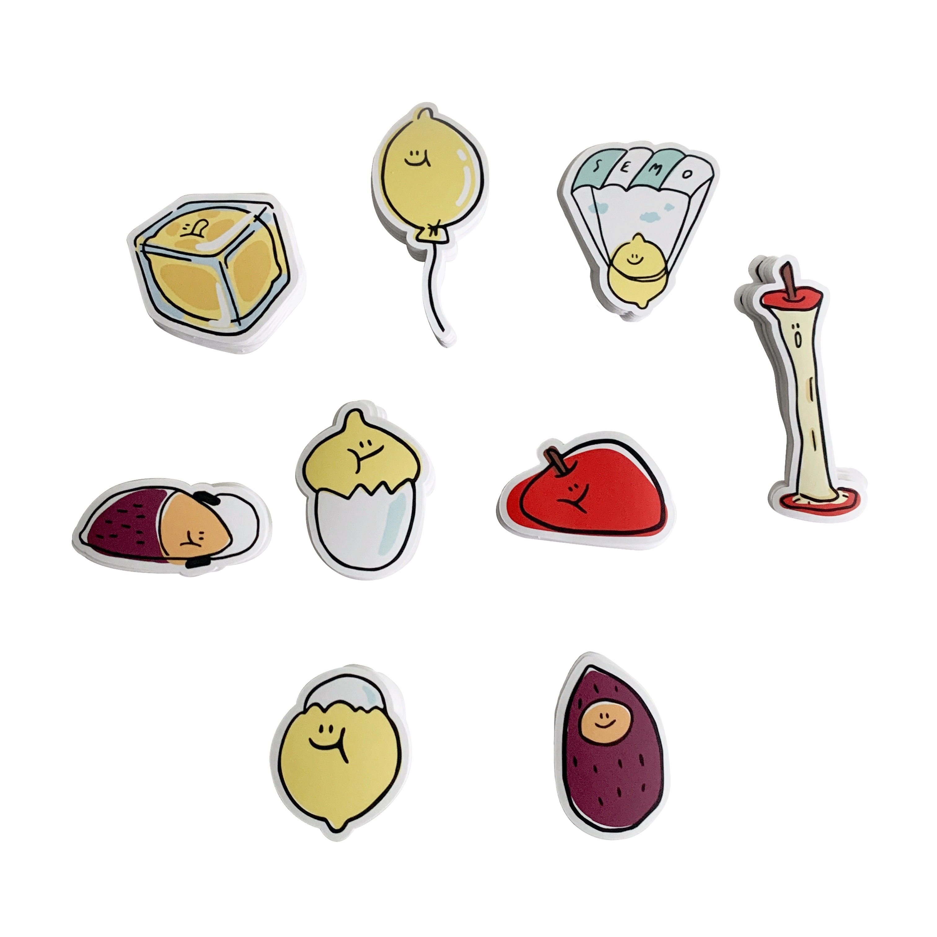 SECOND MORNING 세모 조각 Sticker 造型貼紙