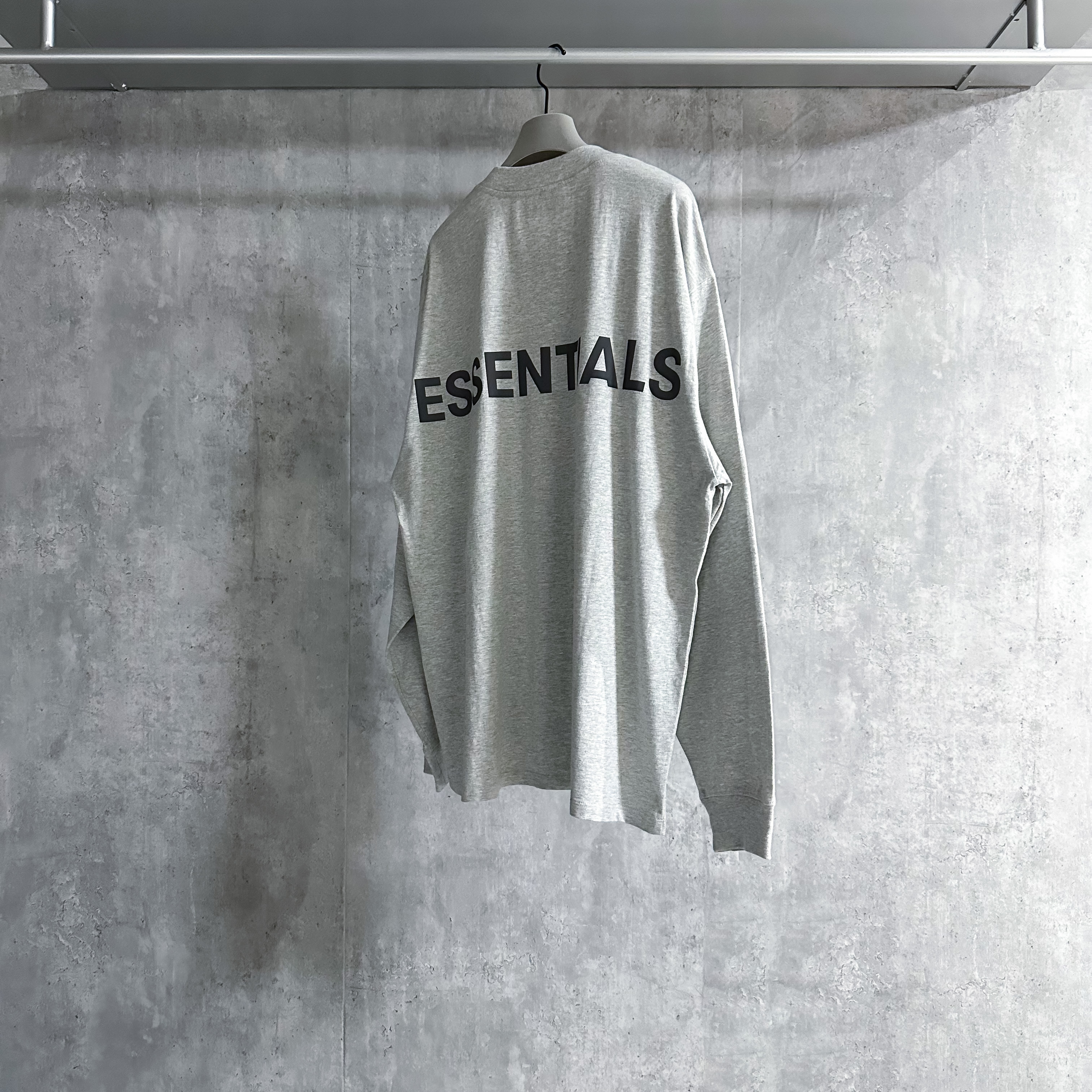 Essentials-F.O.G 3M Reflective LS Tee - Grey