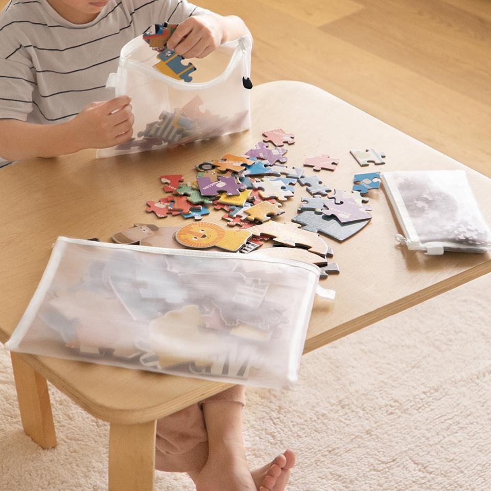 TY-4214 透明網紗文件袋 A4/A5/A6 (一套6個)