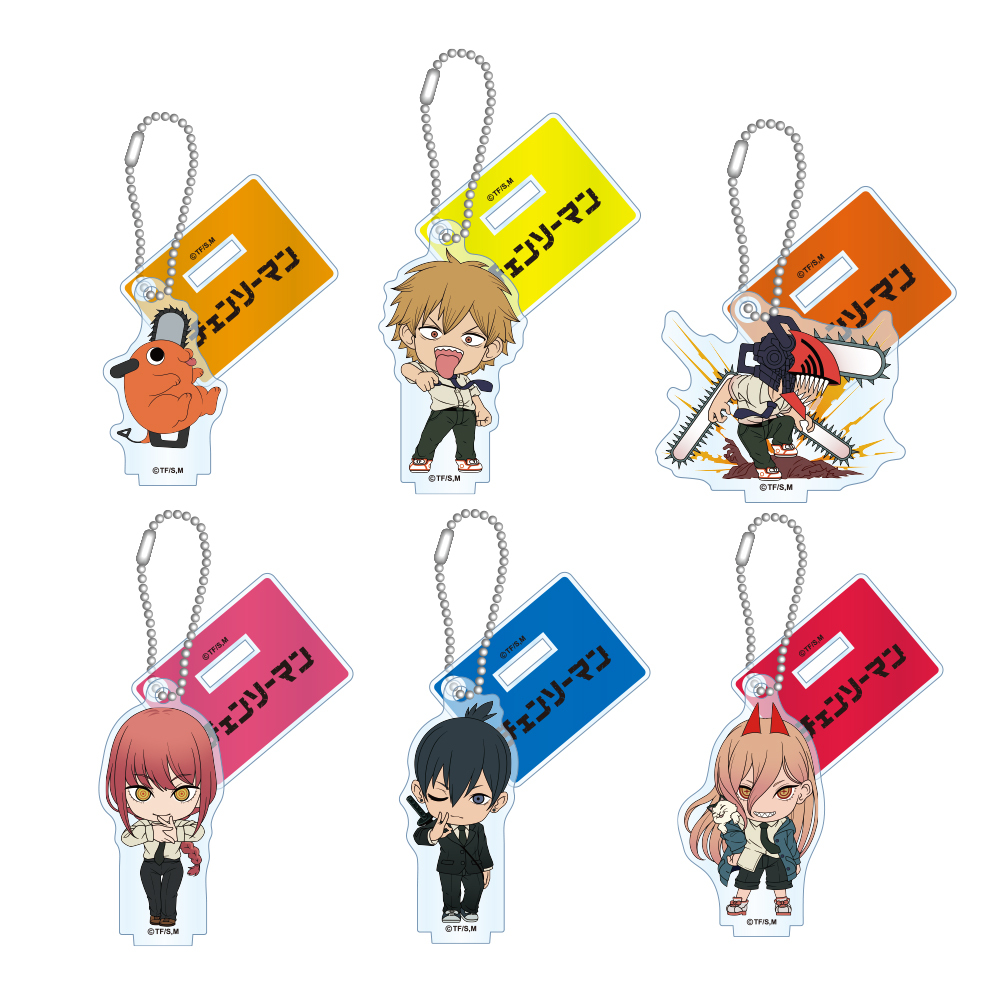 「ACG.GO」「預購」Sega 鏈鋸人 Q版亞克力立牌匙扣 SET