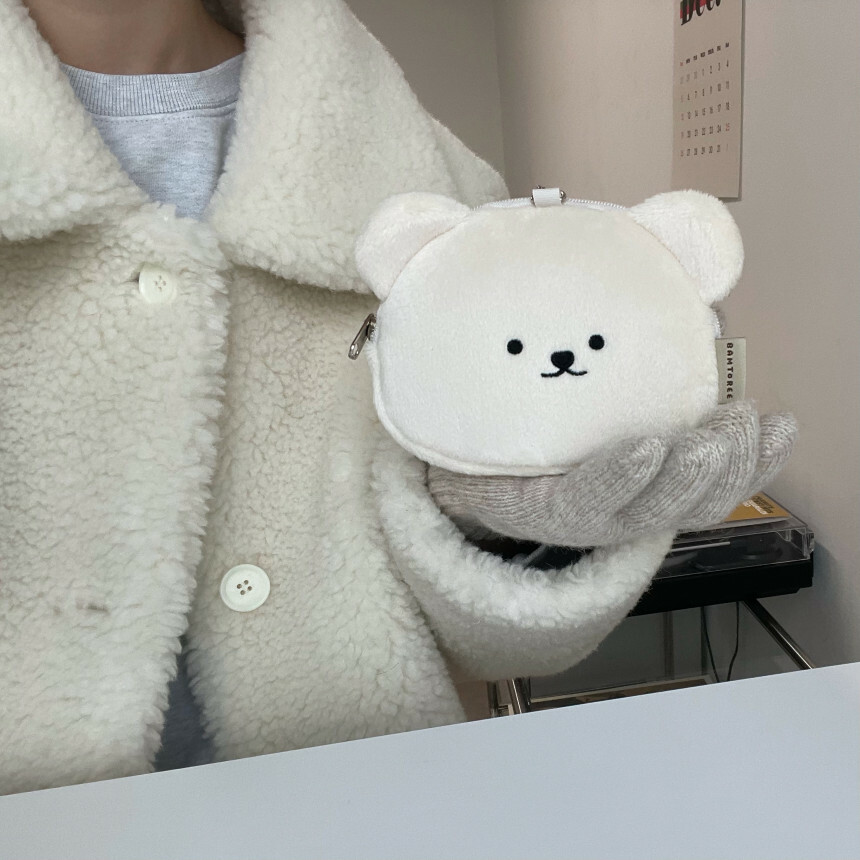 BAMTOREE STORE Face Mini Pouch / Wallet 小熊大頭散紙包