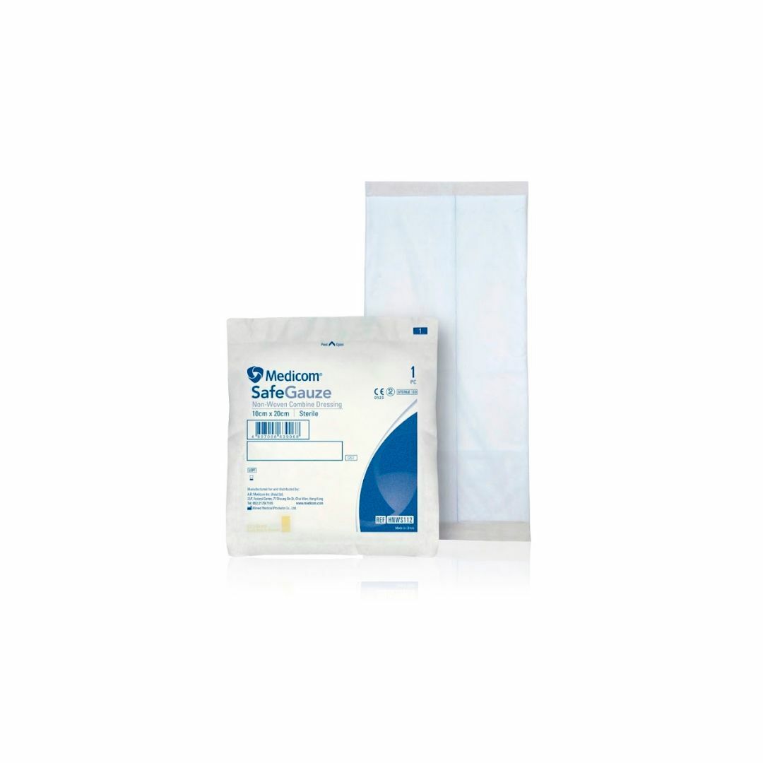 Medicom 麥迪康 - Safegauze 特強吸滲消毒無紡布 (10 x 20cm) | 1包20片