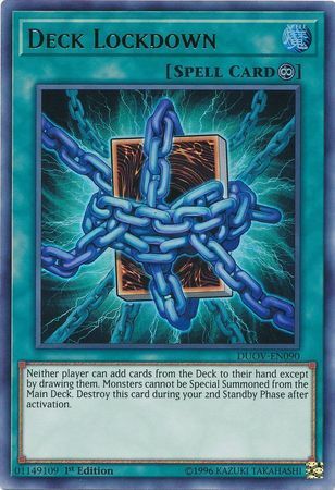 DUOV-EN090(UR)Deck Lockdown(卡組封鎖)