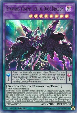 DUOV-EN037(UR)Starving Venemy Lethal Dose Dragon(兇餓蠱死滅龍