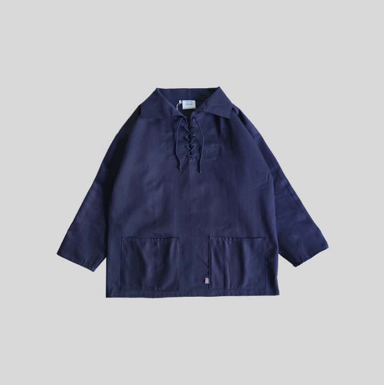 Newlyn Smocks - Lace Up V Neck Smock