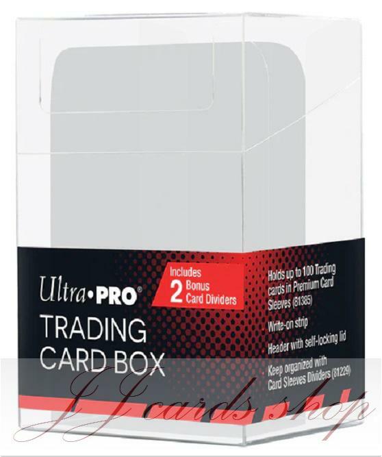 美國原廠 Ultra Pro 球卡 / 收藏卡 專用 透明 收納盒 Trading Card Box