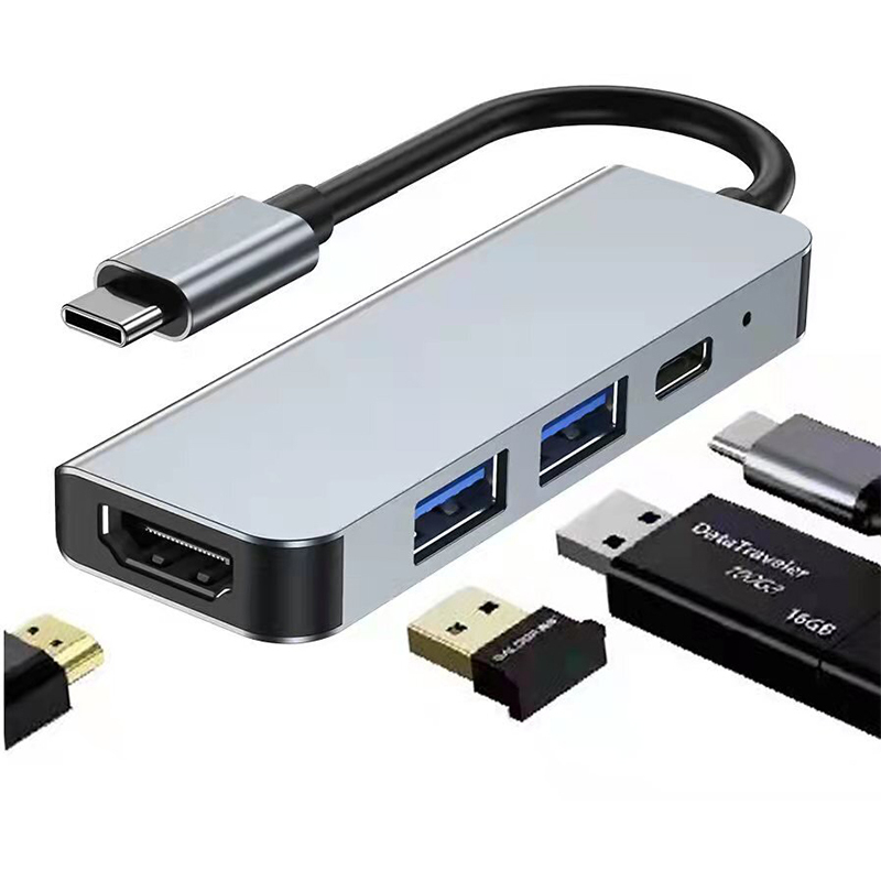 LAVA - Type-c to HDMI 4K TypeC to USB HUBs (USB3.0*2...