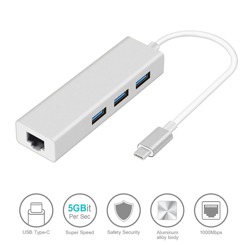 LAVA - Gigabit Ethernet Rj45 Lan Adapter USB Type C ...