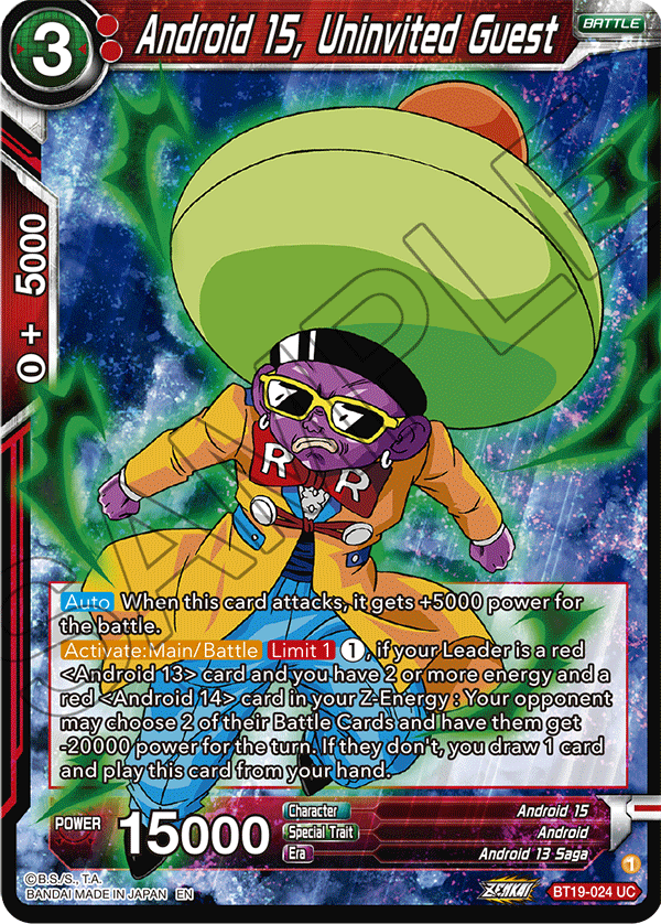 BT19-024 Android 15, Uninvited Guest