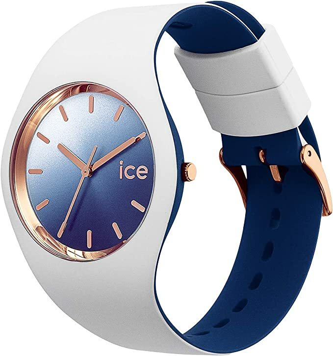 【ice watch】 ICE duo chic系列_白海軍藍(中)016983