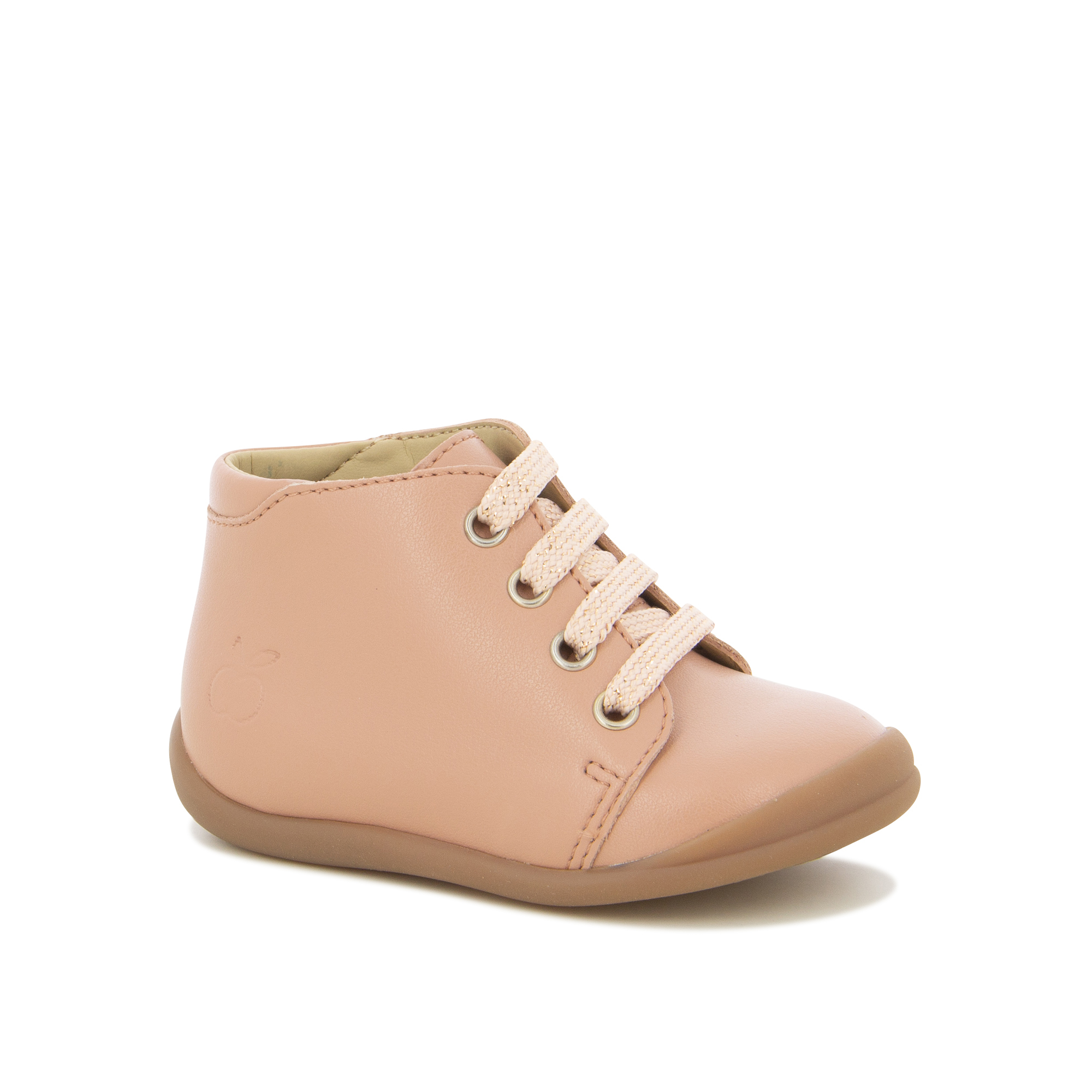 Pom D'api - Flex-up 蘋果綁帶皮靴 - Skin